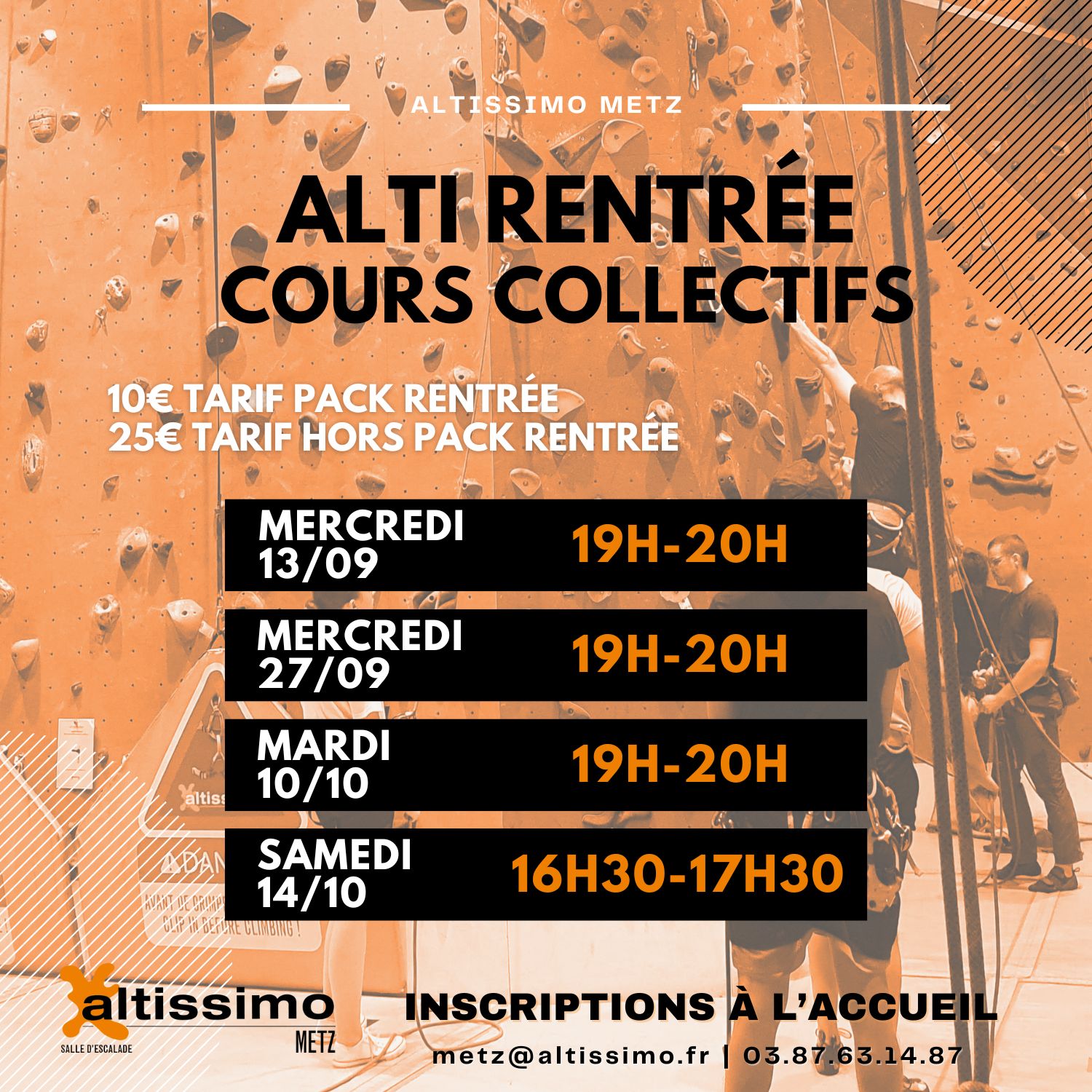 Cours d'Escalade | Escalade en Salle | SAlle de Bloc | Altissimo Metz